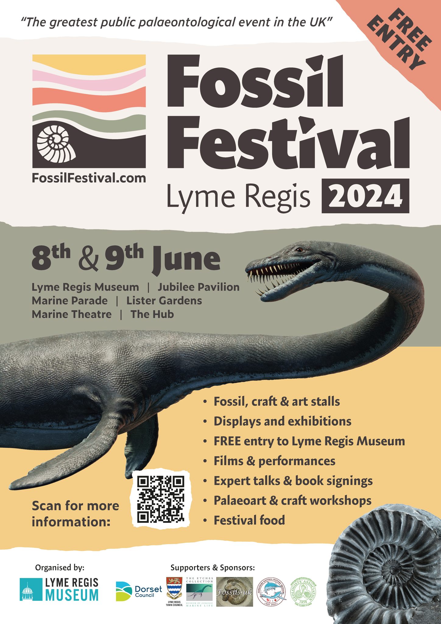Experience the Jurassic Coast at Lyme Regis Fossil Festival – James ...